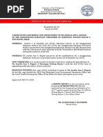 Barangay Resolution On BDRRMC | PDF | Emergency Management | Disaster ...