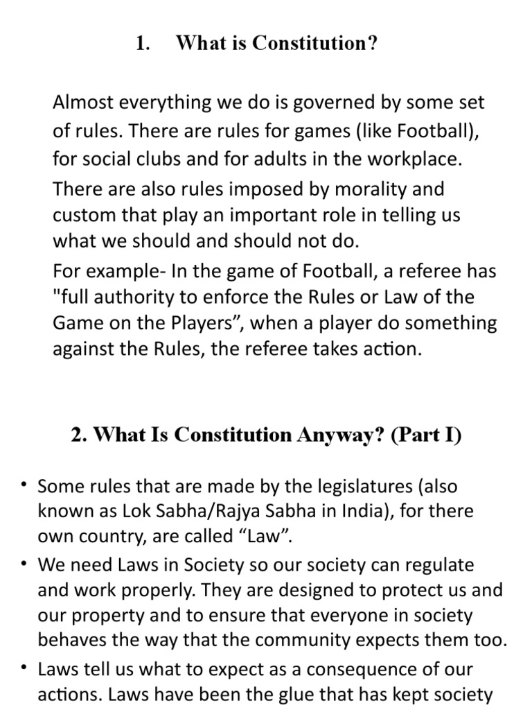 Introduction To Constitution of India | PDF | Constitution | Government