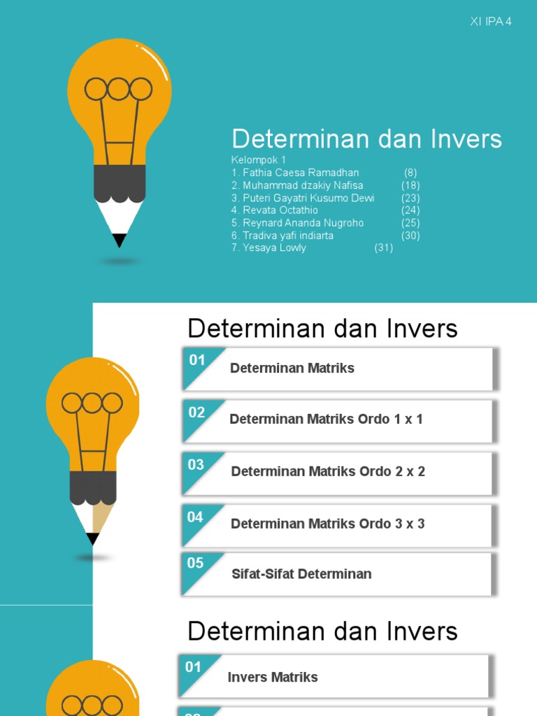 Matriks: Determinan dan Invers | PDF
