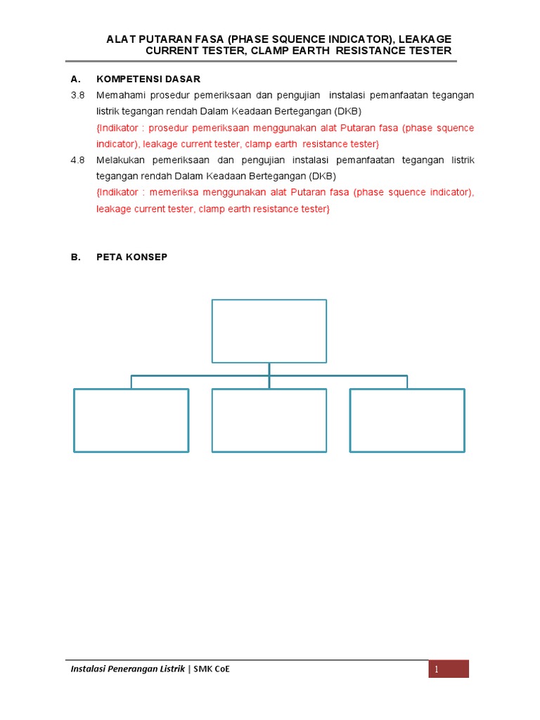 3.8 ALAT PUTARAN FASA (Phase Squence Indicator), Leakage Current - IPL ...