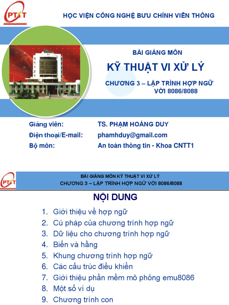 KTVXL-Chuong 3 - Hop Ngu 8088 | PDF