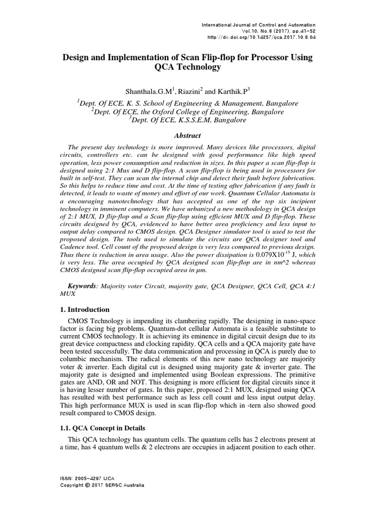 Design And Implementation Of Scan Flip Flop For Processor Using Pdf Logic Gate Computer