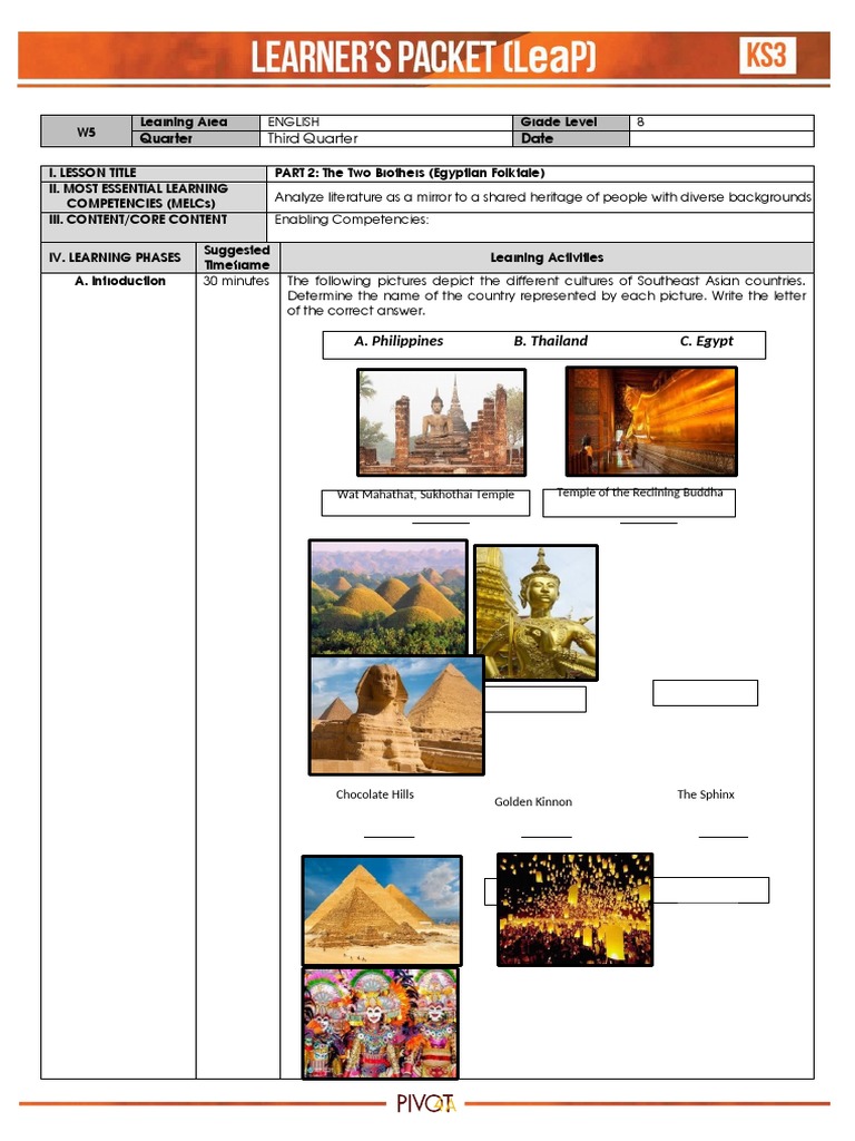 English 8 Q3 Week 5 | PDF | Cognition