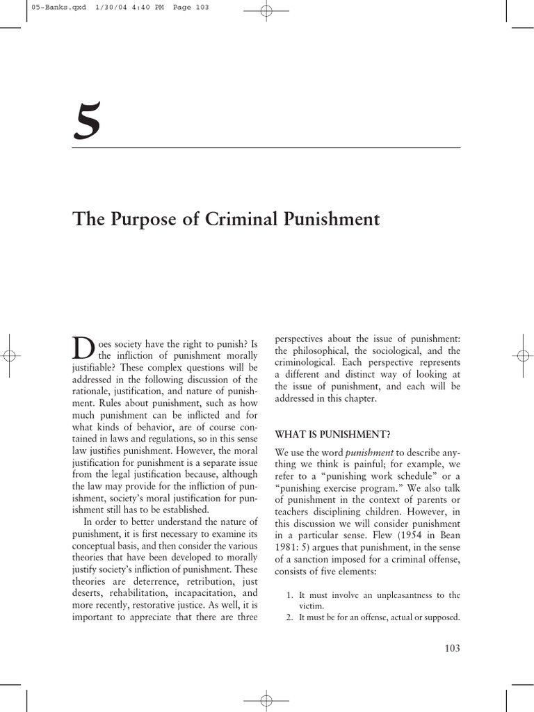 Theories of Punishment | PDF | Punishments | Crimes