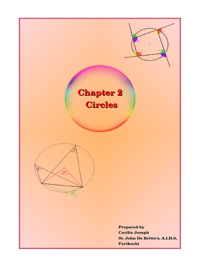 Geometry of Circles: An Analysis of Angles Formed by Chords, Diameters ...