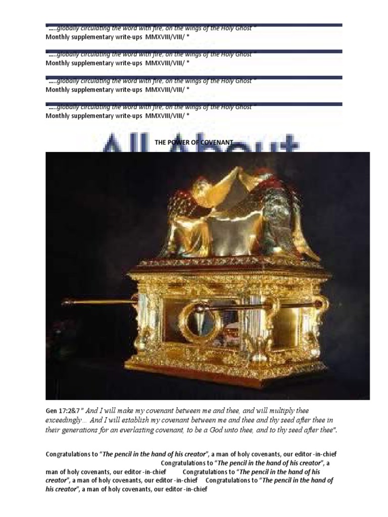 The Power of Convenant | PDF | Book Of Genesis | Covenant (Biblical)