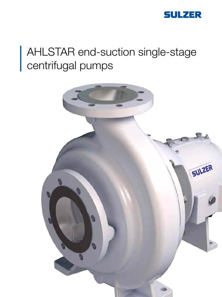 AHLSTAR End-Suction Single-Stage Centrifugal Pumps | PDF | Pump ...