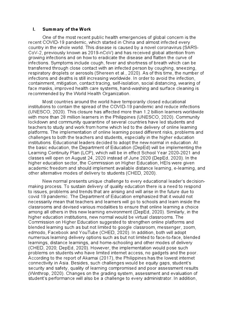 Reaction Paper 1 | PDF | Distance Education | Learning