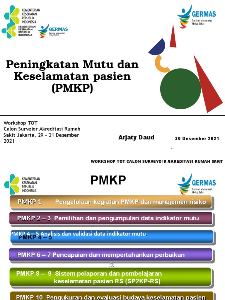 PMKP TOT Calon Surveior Akreditasi RS Arjaty 30 Des 2021 (1) - Dikonversi | PDF