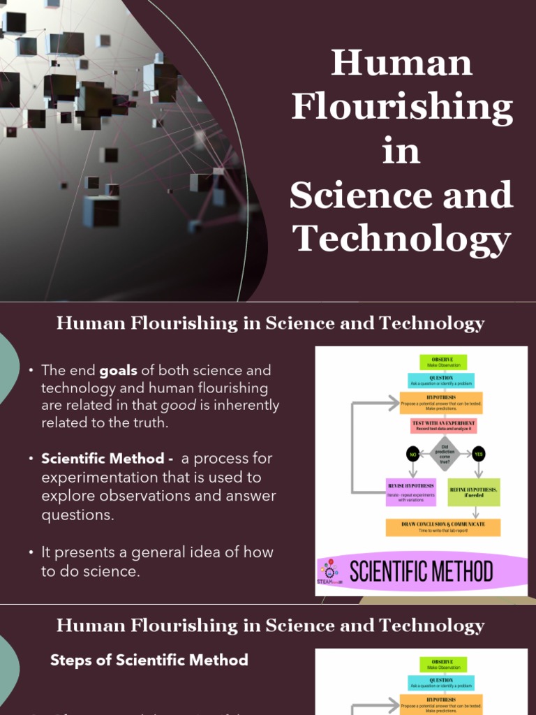 Human Flourishing in Science and Technology | PDF | Scientific Method ...