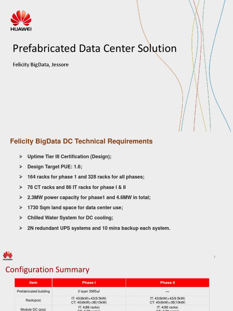 Jessore Felicity BigData Data Center Solution - V1.0 | PDF | Data Center | Rectifier