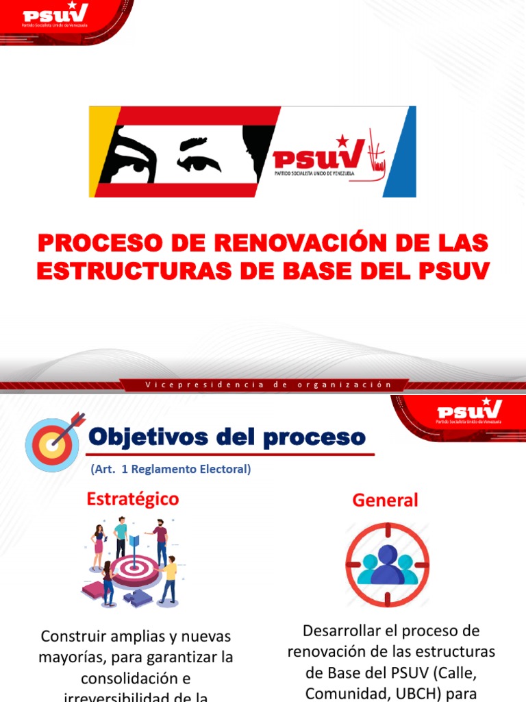 Presentación Renovación Del Psuv | PDF | Gobierno