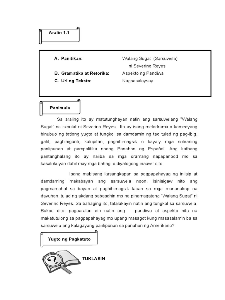 Aralin 2.3 Modyul | PDF