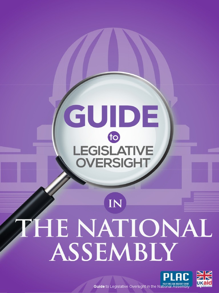 Guide To Legislative Oversight in The National Assembly Final Purple ...
