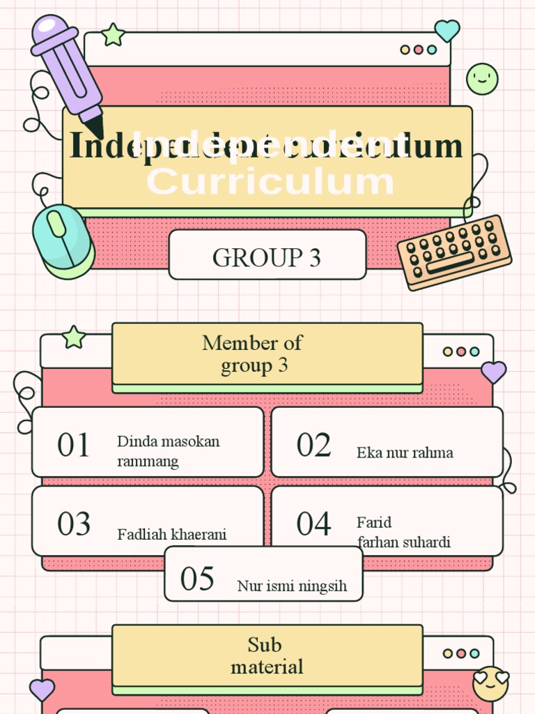 Independent Learning Curriculum Overview | PDF