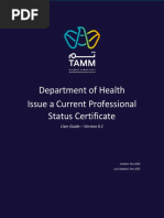 DoH TAMM Portal User Guide | PDF | Login | User (Computing)
