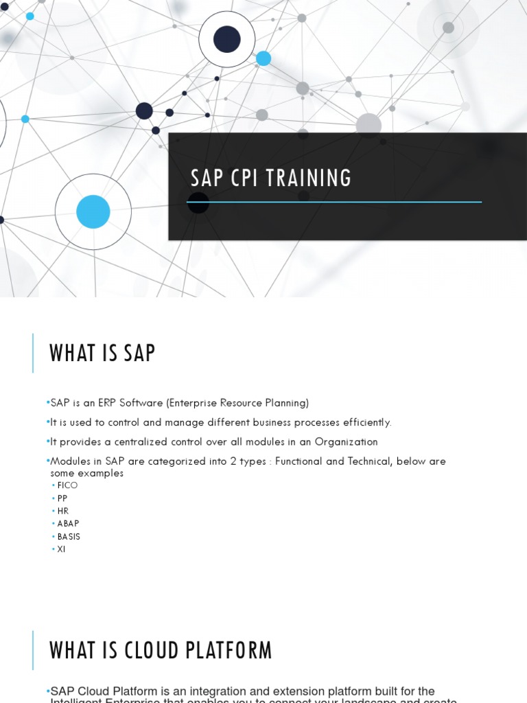 Introduction To SAP BTP | PDF | Cloud Computing | Software As A Service
