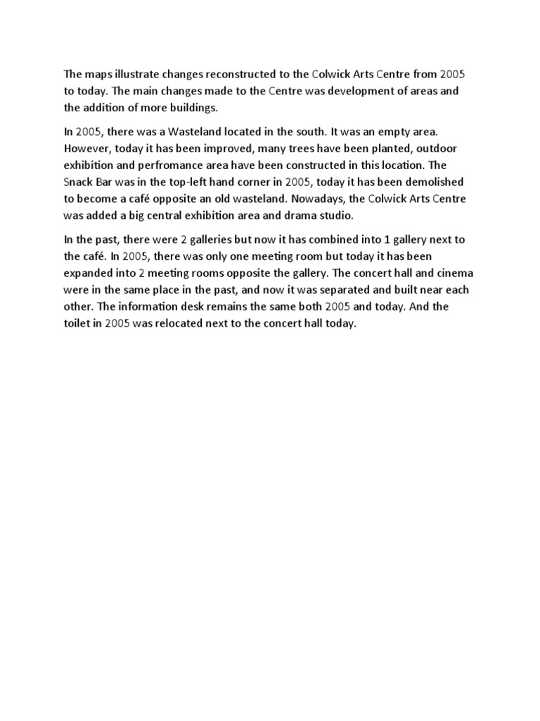 Colwick Arts Centre: 2005 vs Today | PDF | Travel | Home & Garden