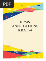 Rpms Annotations Proficient | PDF | Learning | Teachers