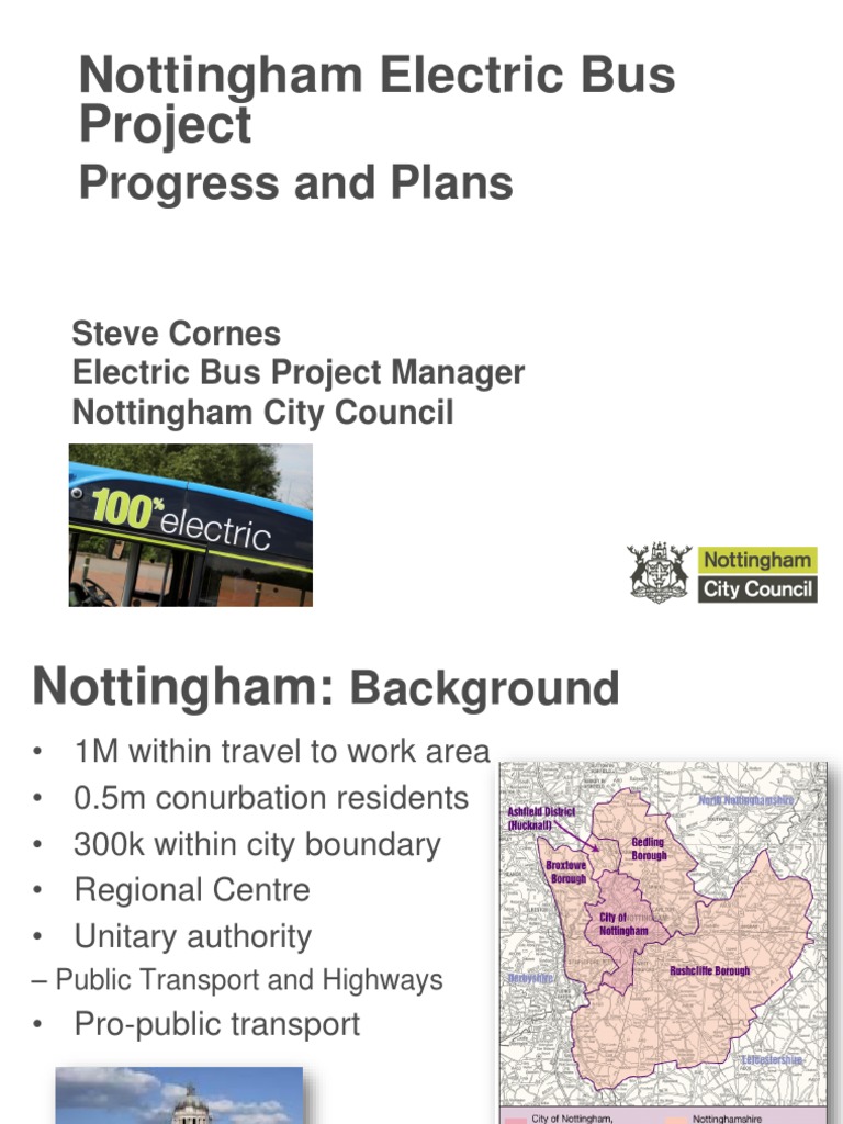 Nottingham Electric Bus Project: Progress and Plans | PDF | Power ...