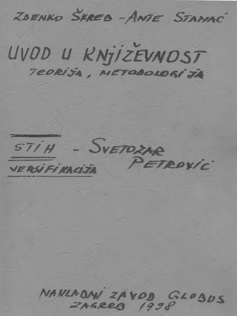 Stalni Oblici, Stih - S. Petrovic | PDF