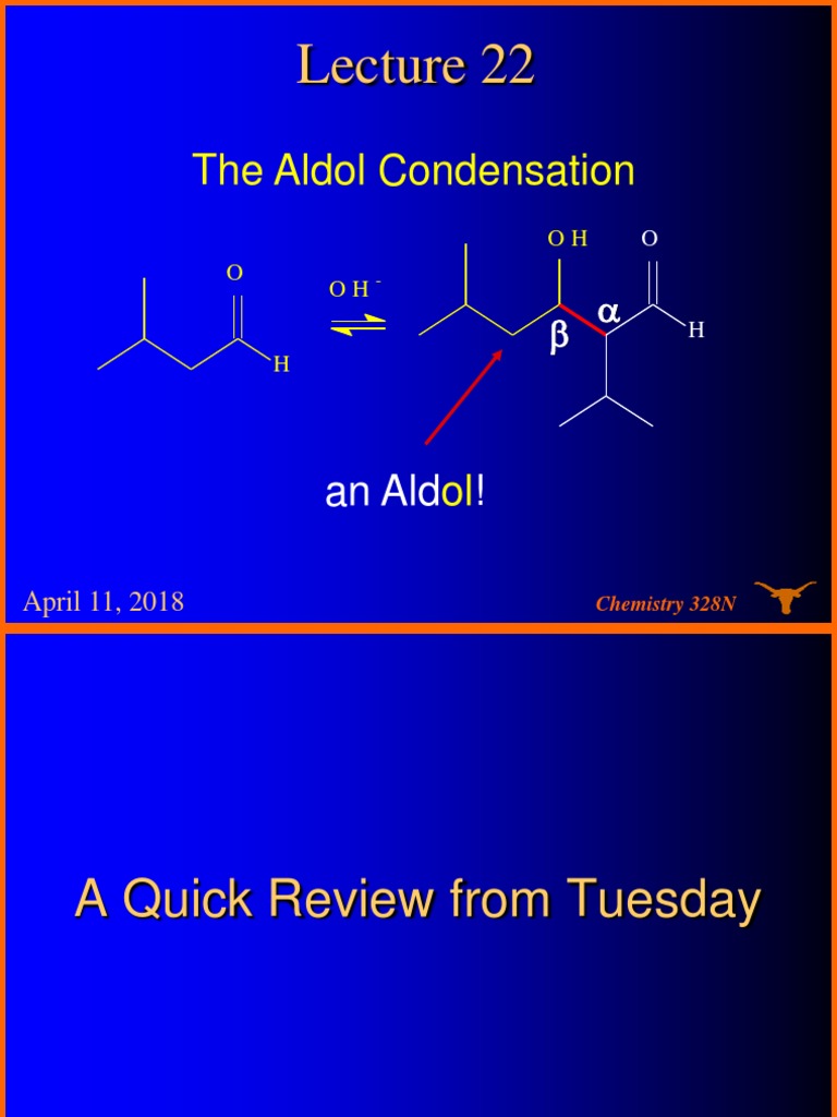 An Overview of Aldol Condensation Reactions Including Mechanism ...