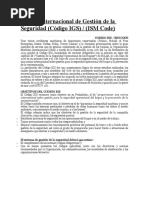 ISM Codigo IGS - Ed. 2015 | PDF