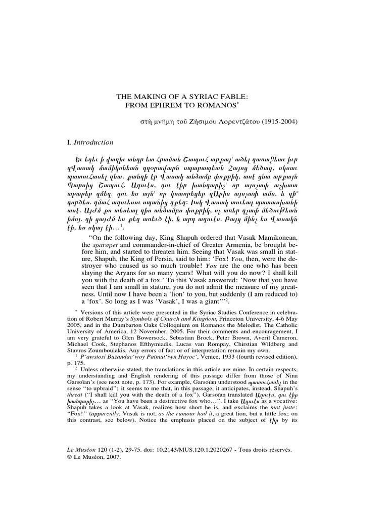 Papoutsakis 2007 The Making of A Syriac | PDF