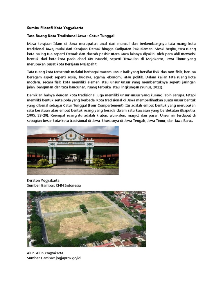 Sumbu Filosofi Kota Yogyakarta | PDF | Sejarah