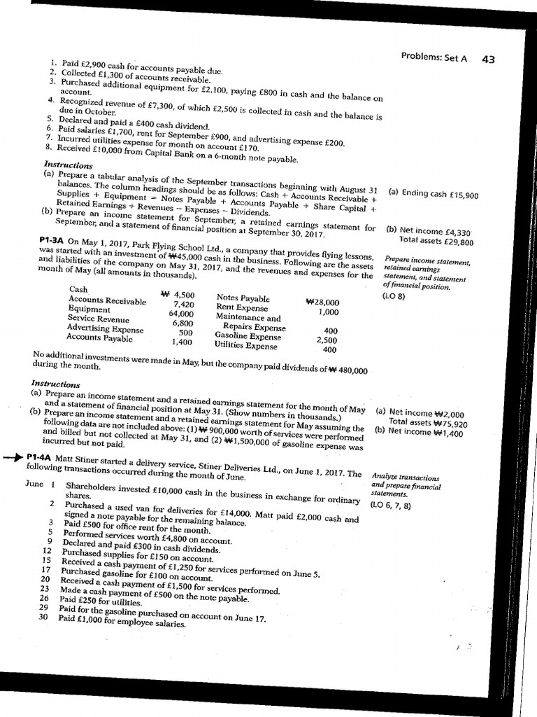 PROBLEMS CH 01 | PDF