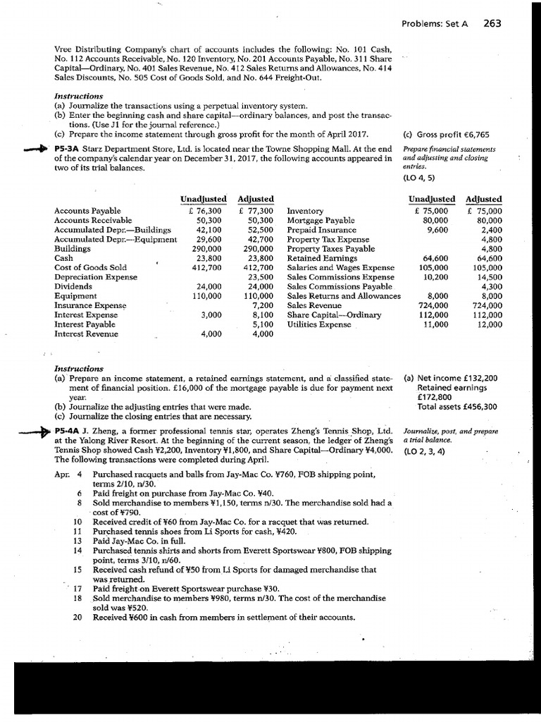 PROBLEMS CH 05 | PDF