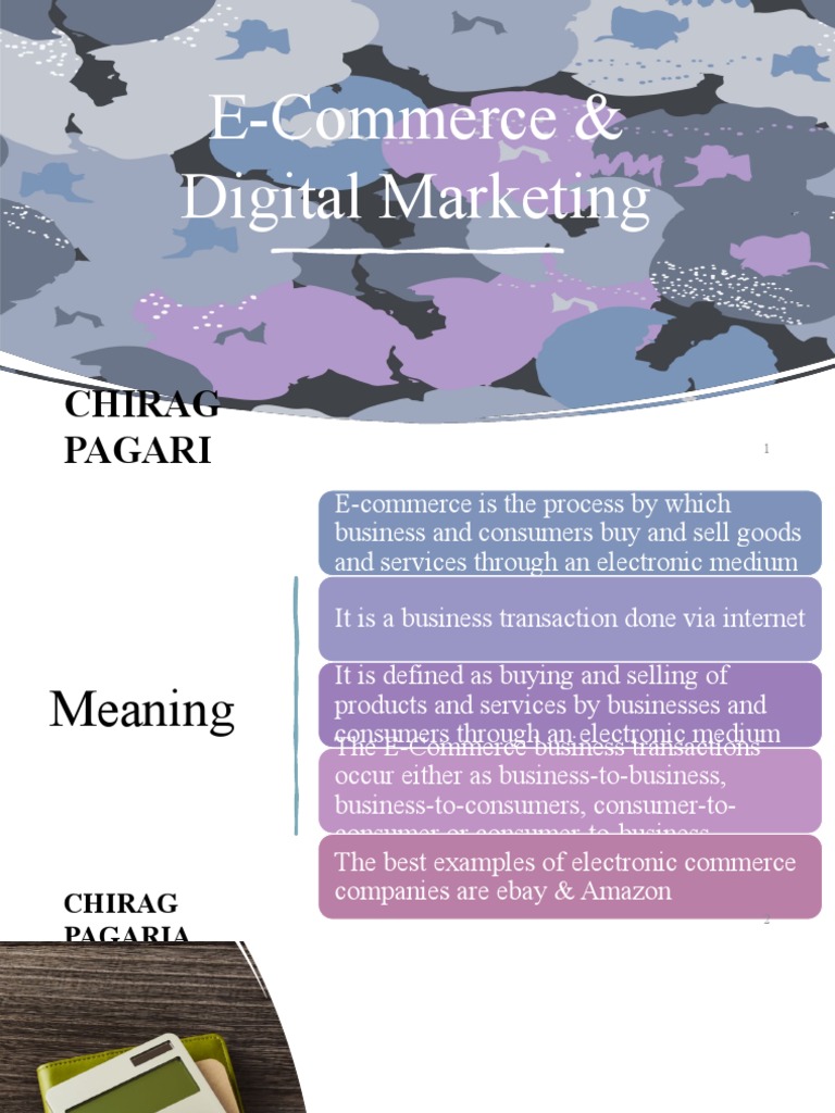 Ecommerce Module 1 | PDF | E Commerce | Online Shopping