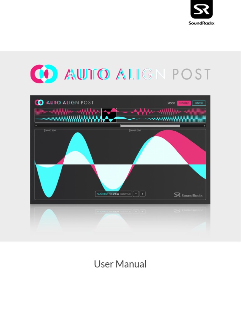 Auto-Align Post 1.0 User Manual | PDF | Microphone | Computing