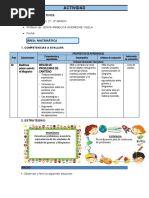 Sesión de Aprendizaje Estimamos Pesos y Medimos Masa... | PDF | Kilogramo | Evaluación