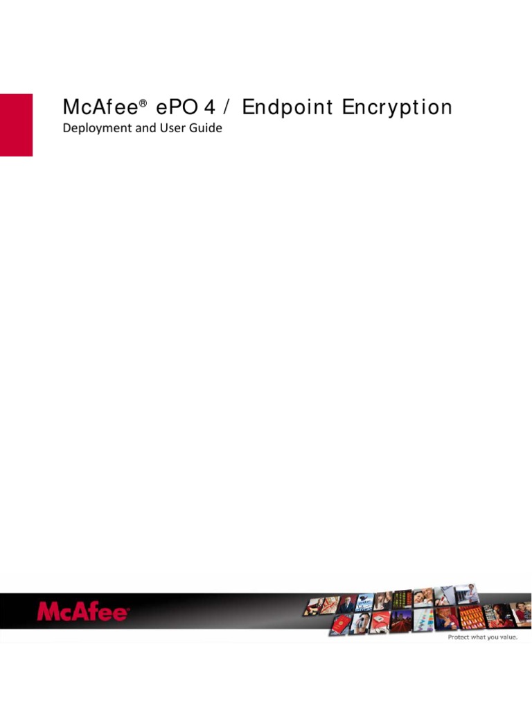 ePO 4 Endpoint Encryption Deployment and Reporting User Guide | PDF ...