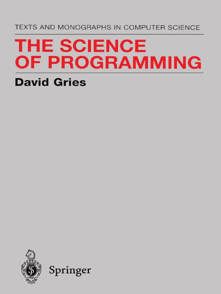 Science of Programming | PDF | Boolean Algebra | Teaching Mathematics
