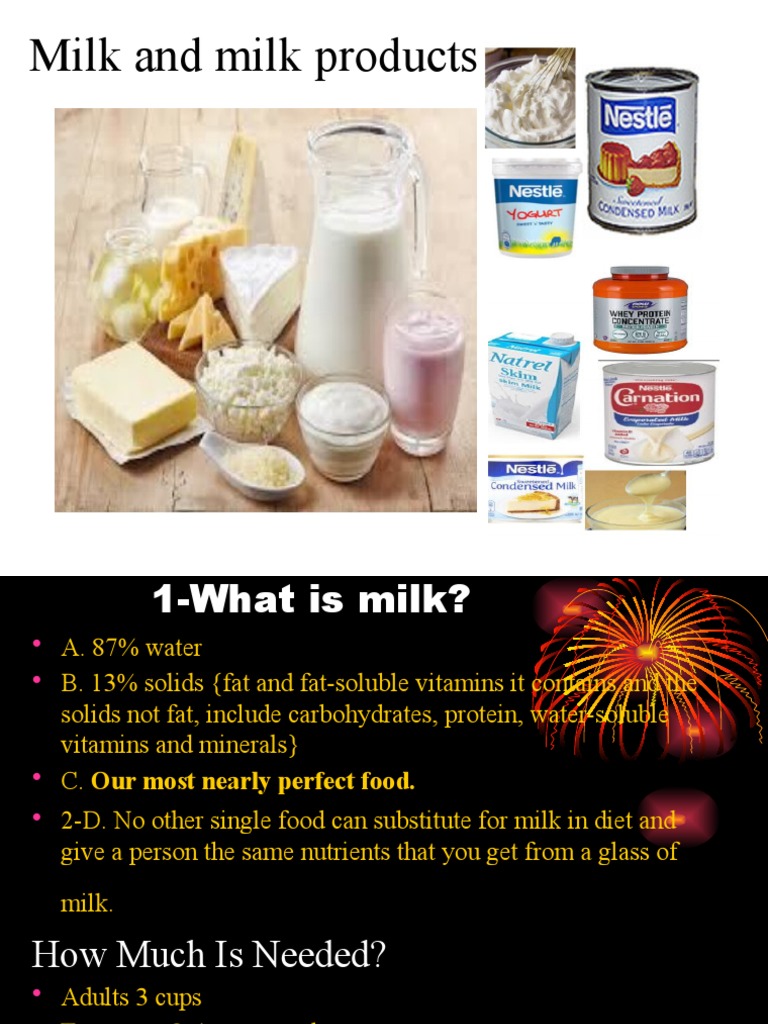 Overview of Milk and Dairy Products | PDF | Milk | Cheese