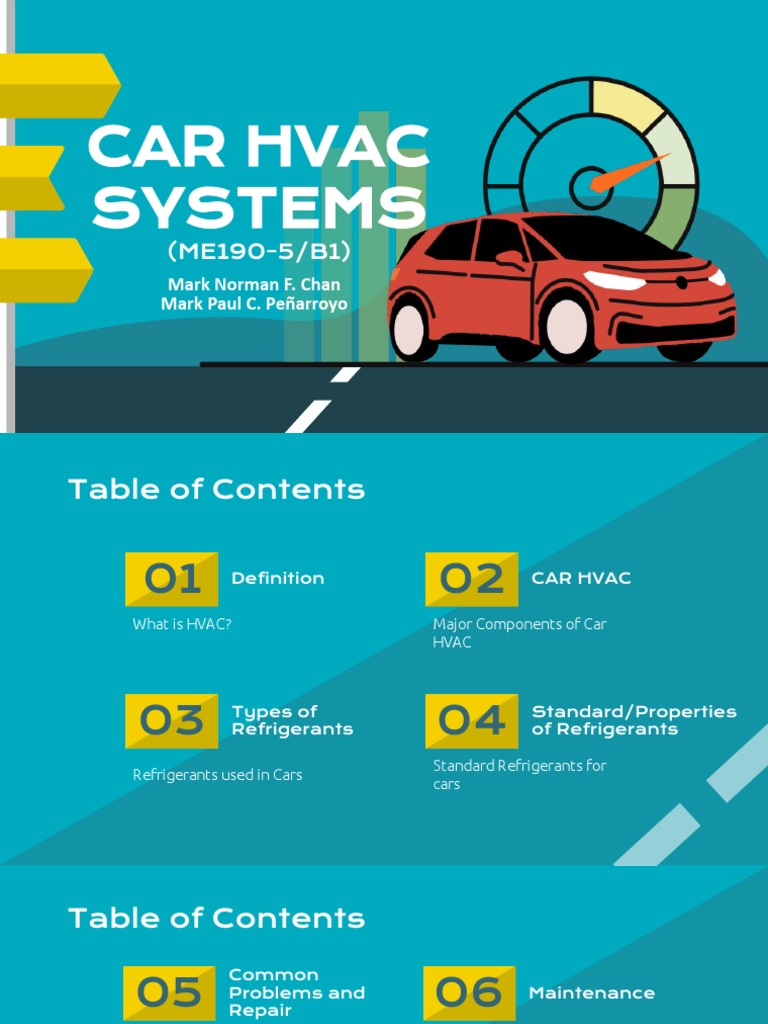 Car Hvac Systems: Mark Norman F. Chan Mark Paul C. Peñarroyo | PDF ...