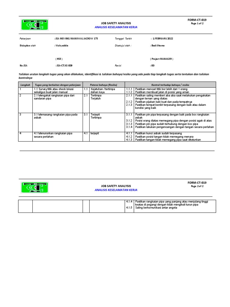Jsa Moving Manual Jacrow 175 | PDF