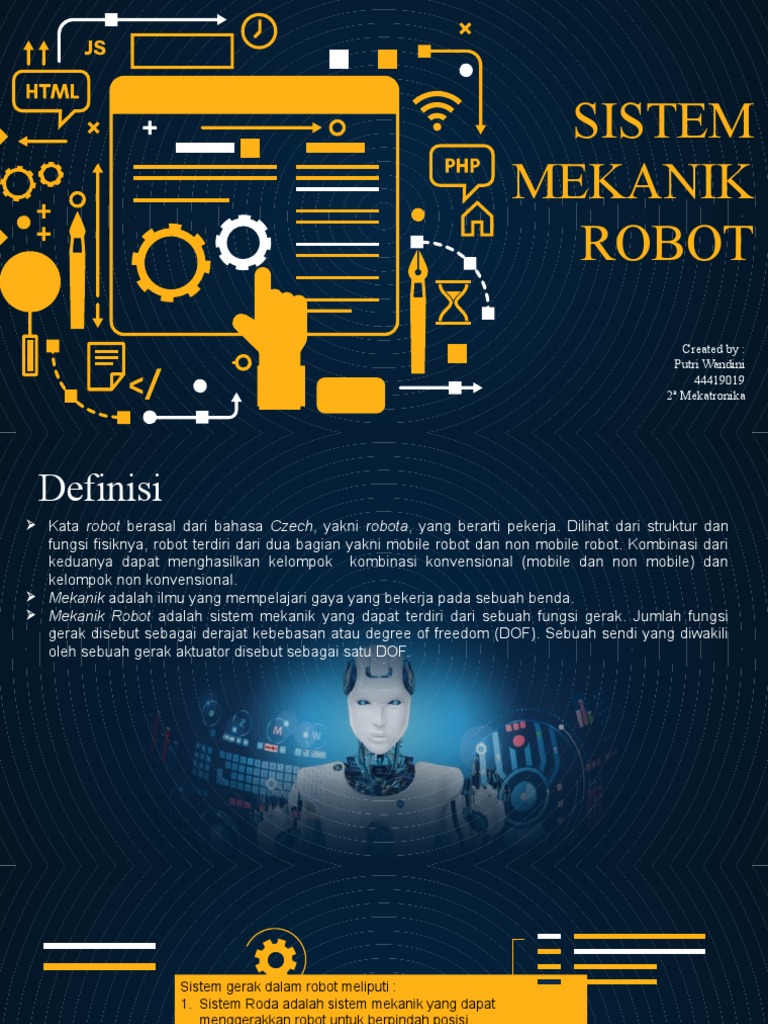 Sistem Mekanik Robot Pdf