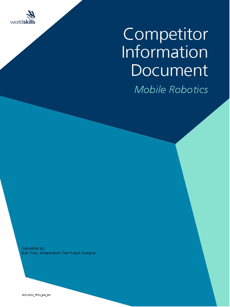 Competitor Information Document: Mobile Robotics | PDF | Robot | Robotics