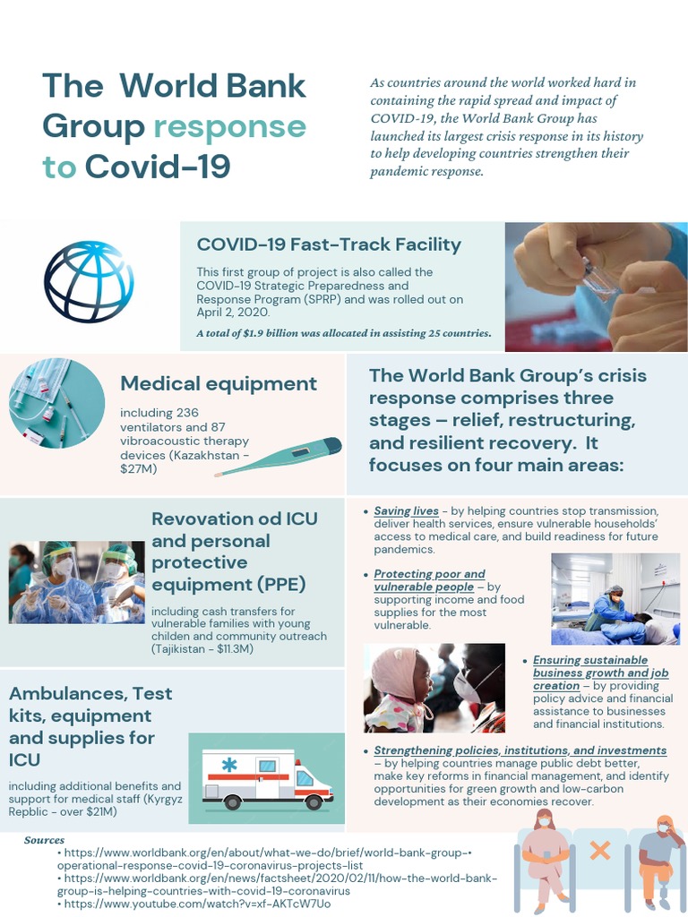 World Bank Response to Covid-19 | PDF | World Bank | Health Sciences