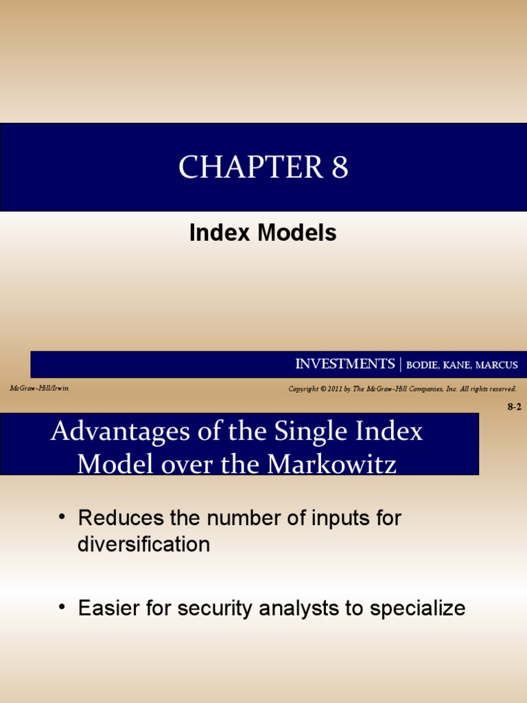 Index Models: Investments | PDF | Beta (Finance) | Errors And Residuals