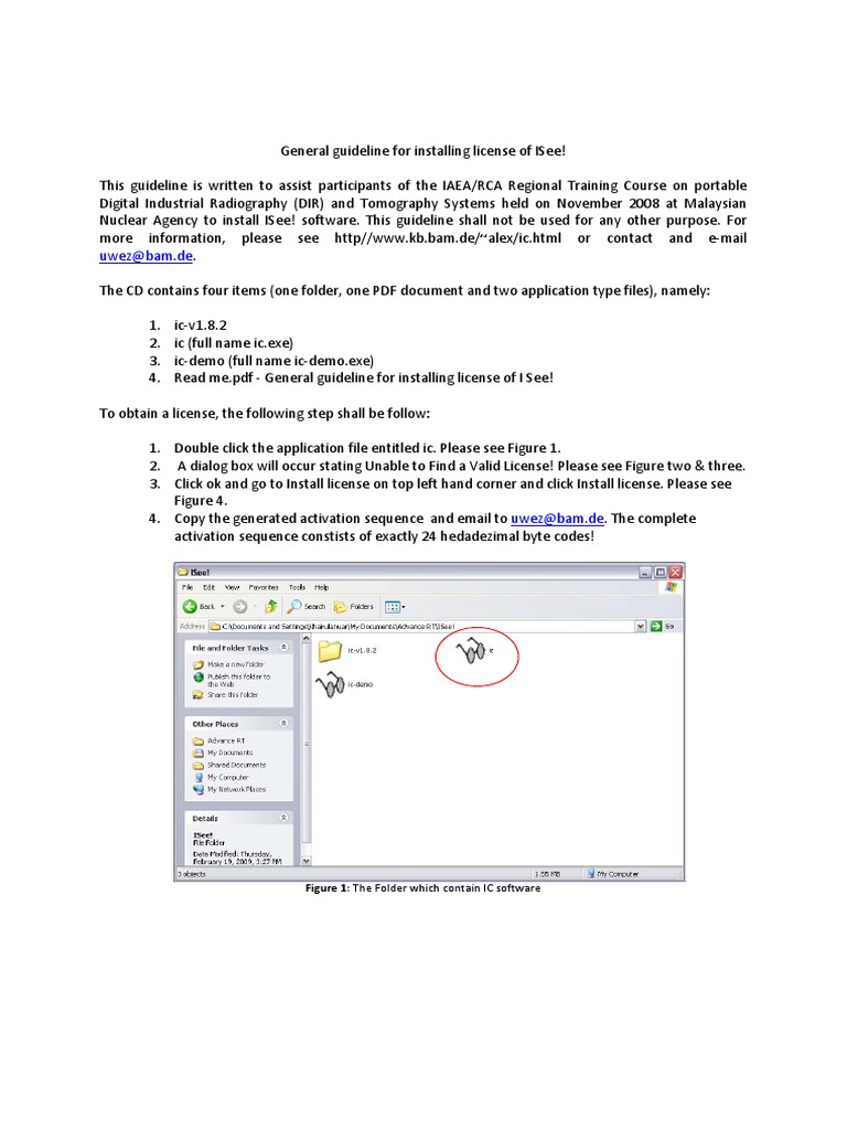 General Guideline For Installing License of I See | PDF | Computer File | License