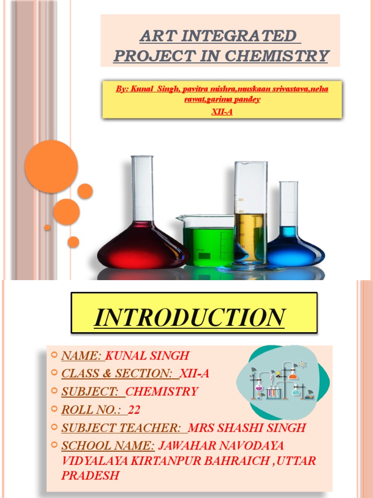 Art Integrated in Chemistry Helpbook | PDF | Renewable Energy | Nature