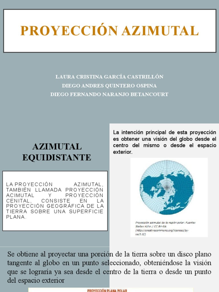 Proyección Azimutal | PDF | Geometría analítica | Física Aplicada e Interdisciplinaria