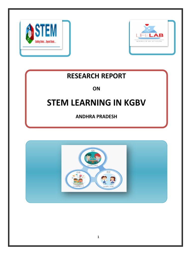 Research Report On STEM in KGBV - Andhra Pradesh 2022 | PDF | Science ...