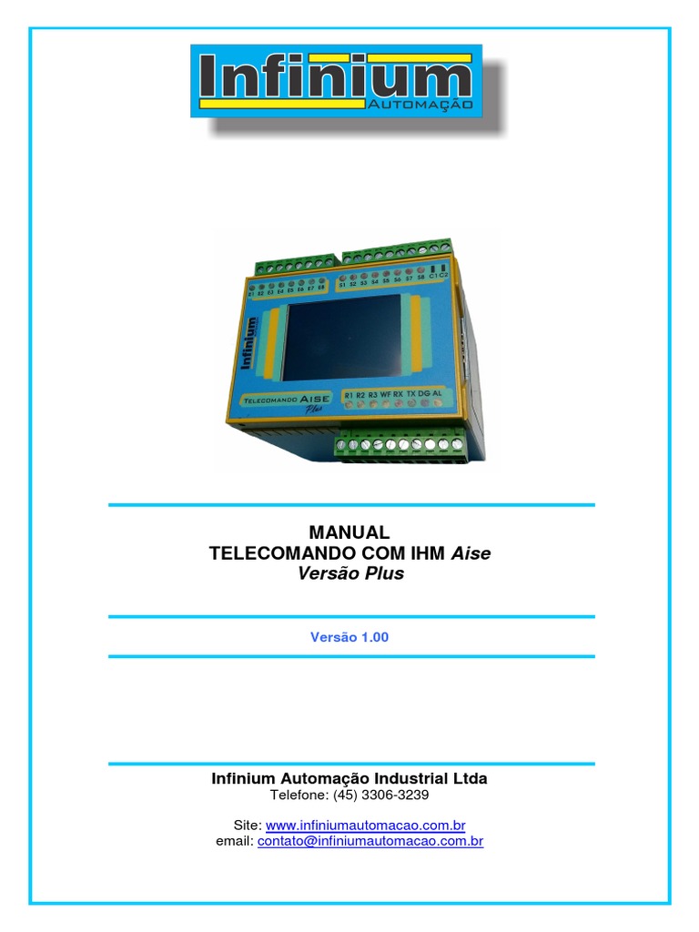 Manual do Telecomando Aise Plus | PDF | Transmissão de energia elétrica ...