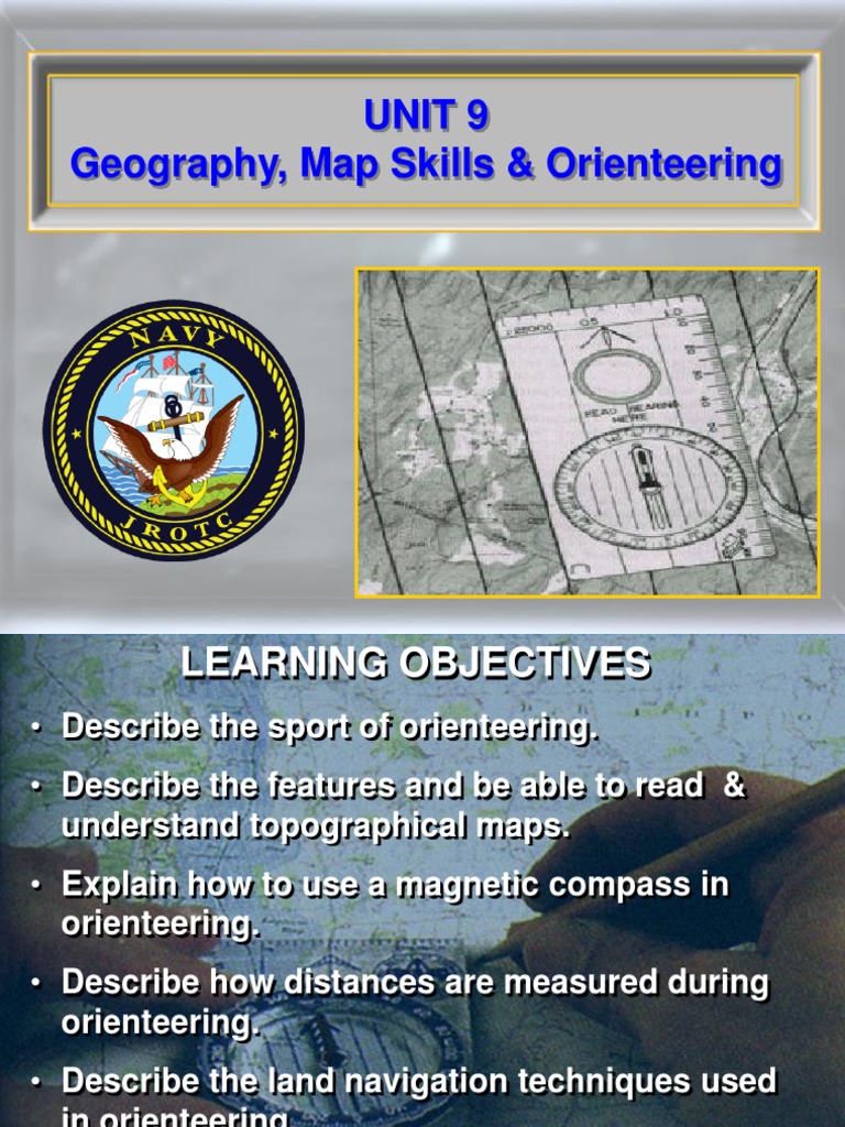 Unit 9 Geography, Map Skills & Orienteering | PDF | Compass | Map