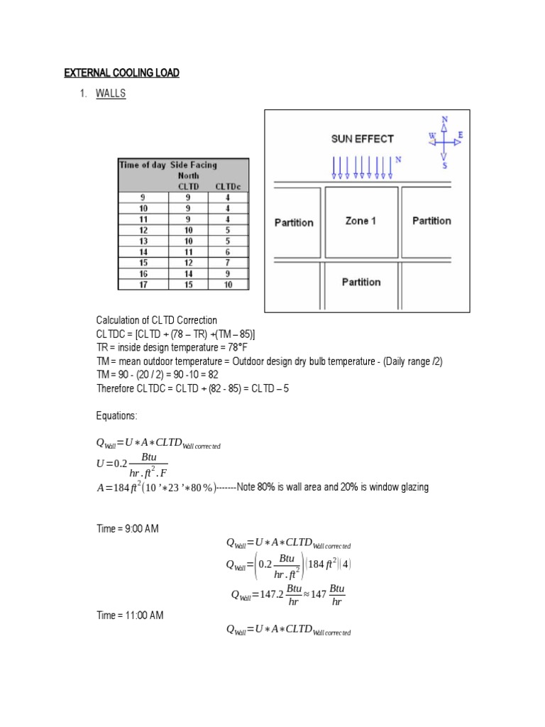 Hvac Calculations | Download Free PDF | Latent Heat | Window